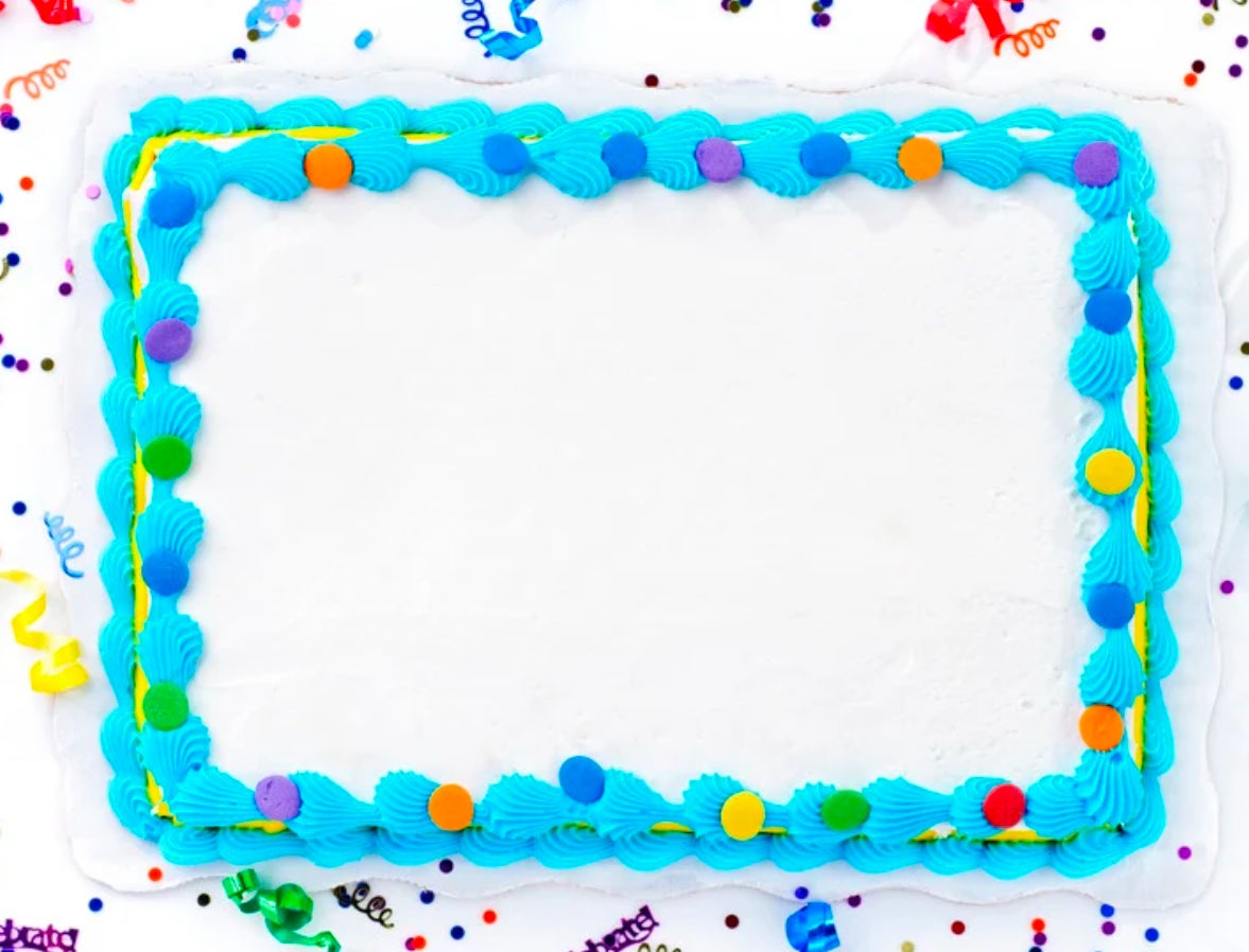 Quarter Sheet Cake | The Elle Spread